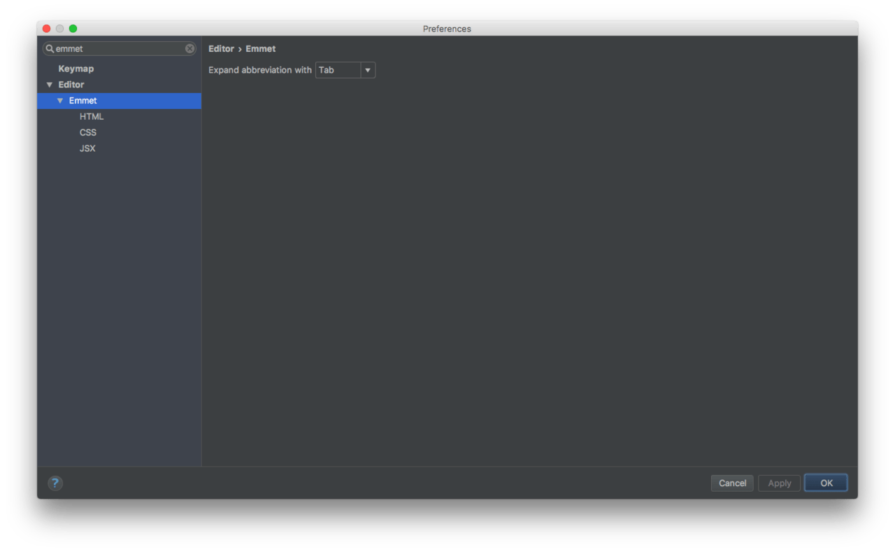 Phpstorm上でEmmetが動作しなくなった場合 - sleep-sheep.info